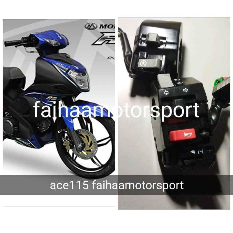 Ace 115 modenas suis kiri kanan lampu hon signal atas bawah depan ...