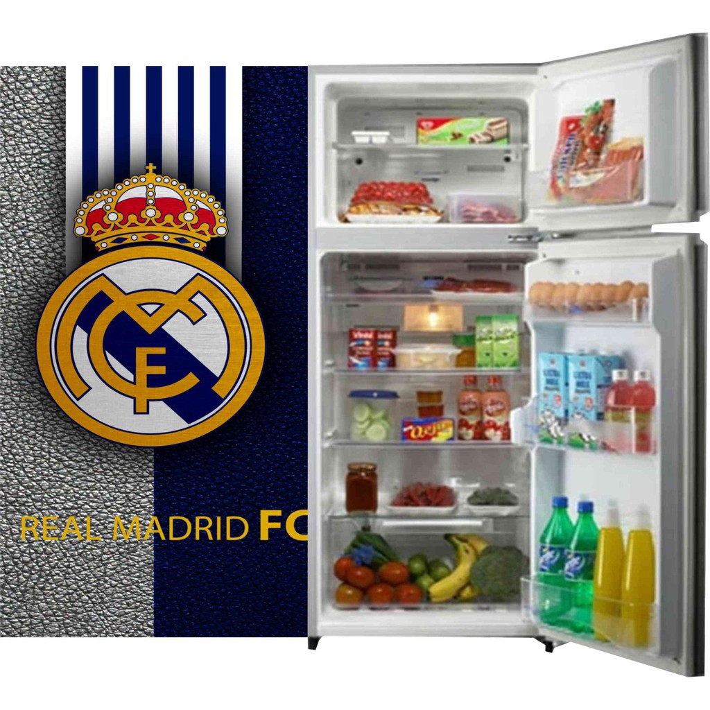 Real Madrid Football Club 2 Door Refrigerator Sticker | Shopee Malaysia