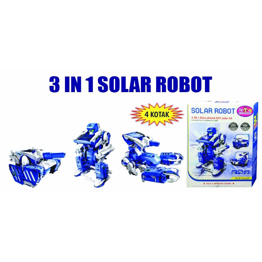 RBT Project - 3 in 1 Solar Robot | Shopee Malaysia
