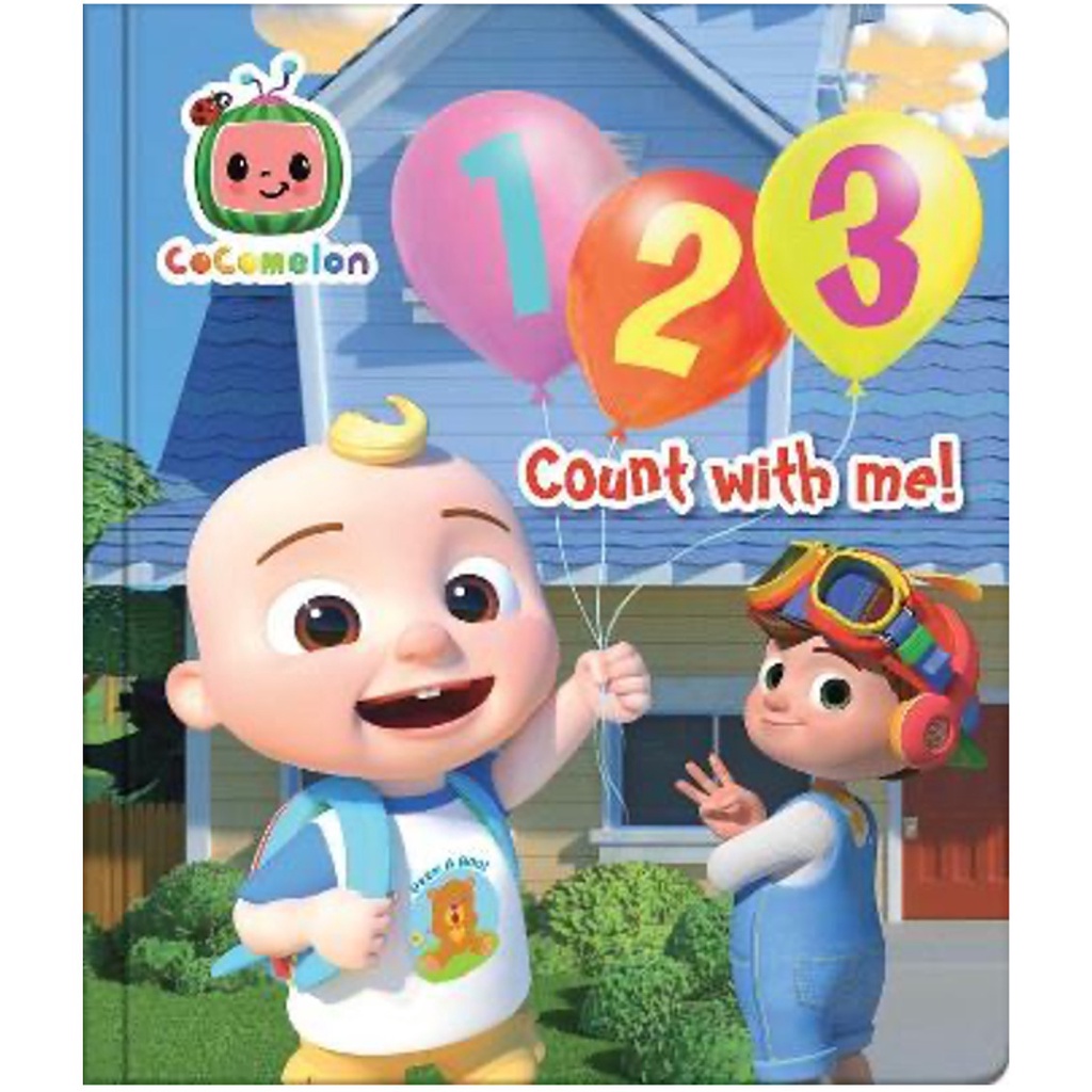 CoComelon Count 123 Board Book for Preschool Kids to Learn Numbers ...