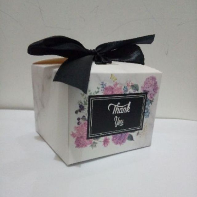 Kotak Goodies with Ribbon / Telur / Gula-gula / Sapu tangan - 10 pcs ...