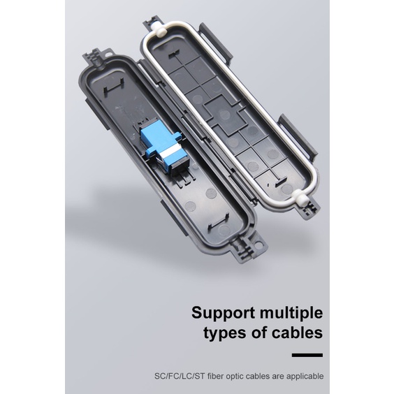 FTTH drop cable rotection box Optical fiber Protection box heat shrink ...