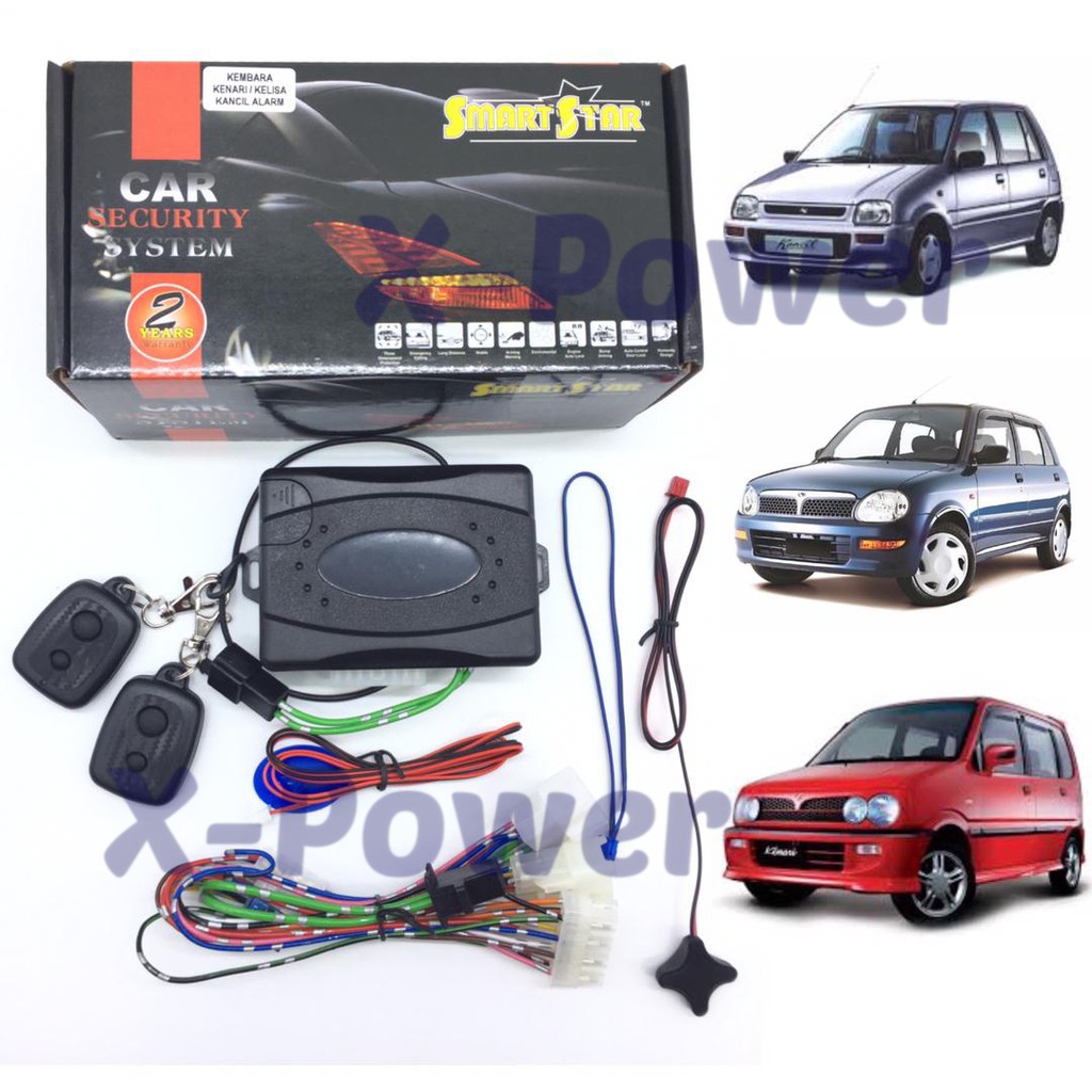Perodua Kancil, Kelisa, Kenari, Kembara Plug & Play Car Alarm System ...