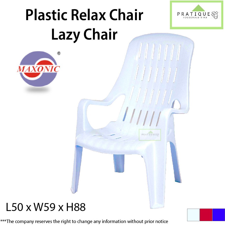 Maxonic Plastic Relax Chair/ Lazy Chair/ Comfortable Chair with Arm ...