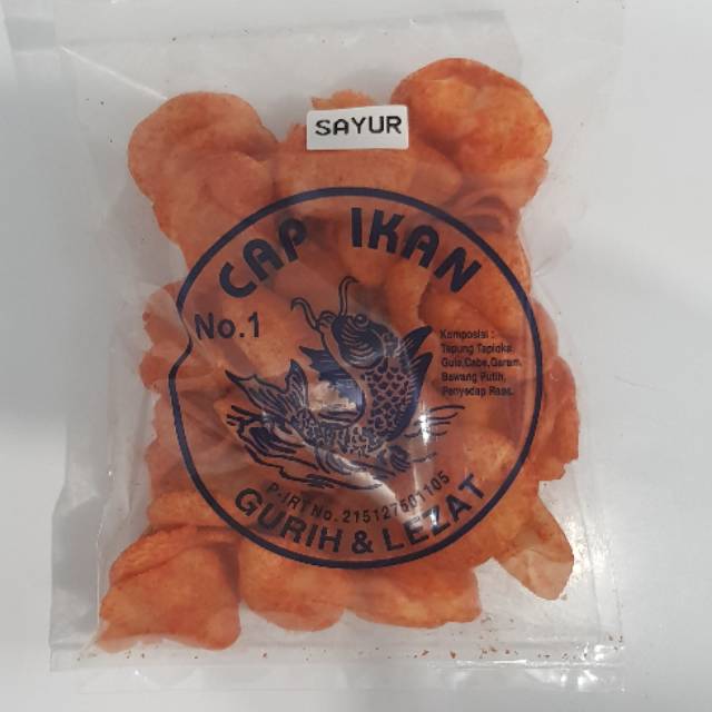 Vegetable Fish cap Crackers/Fish cap Vegetable Chips/Medan Special ...