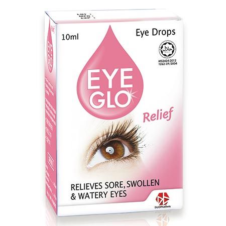 EYE GLO EYE DROPS REGULAR | MOIST | PLUS | RELIEF 10ML | Shopee Malaysia