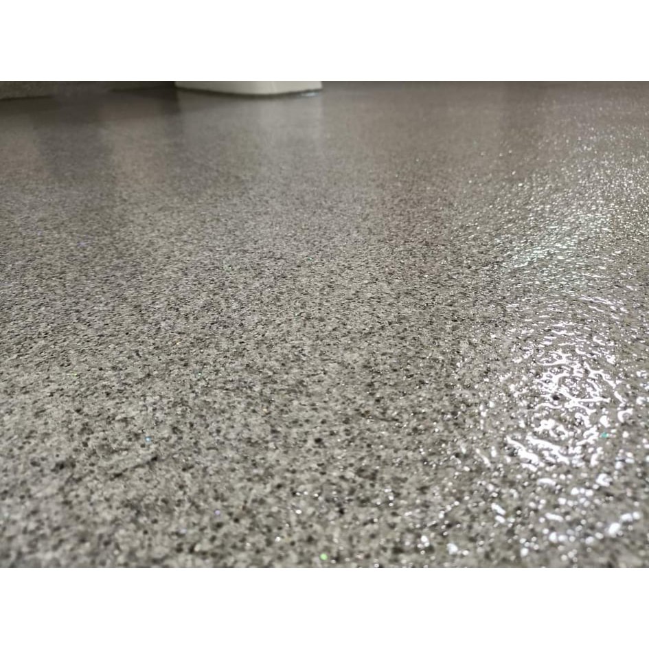 grey mix @ Full Set Epoxy Colour Flake Coating (TOOL 1KG FLAKE / 1L ...