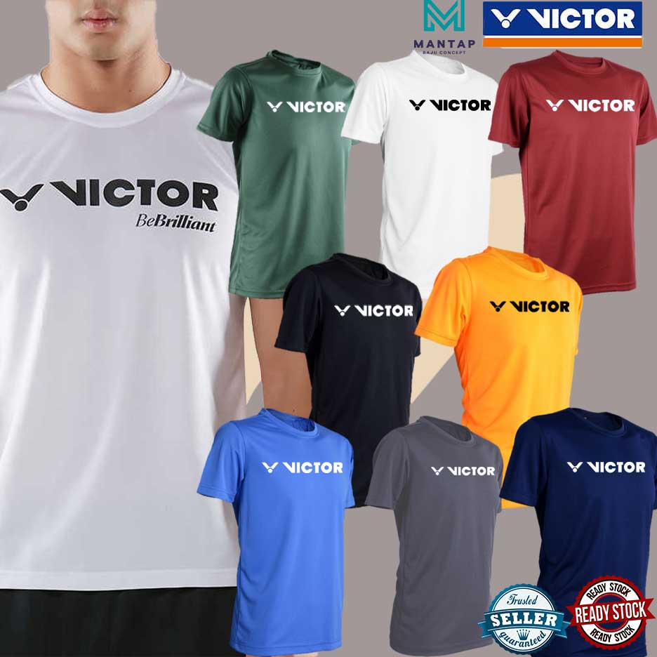 VICTOR BADMINTON JERSEY / LEE ZII JIA SHIRT BWF ALL ENGLAND SUDIMAN ...