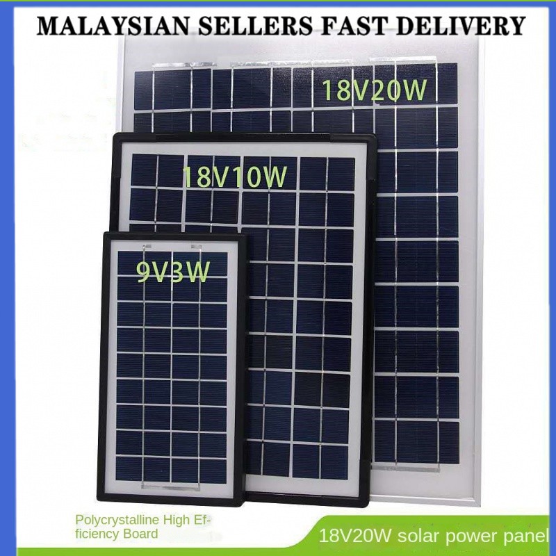 10W/20W Mono Crystalline Cell Monocrystalline Solar Panel 18Vmp 18Vdc ...