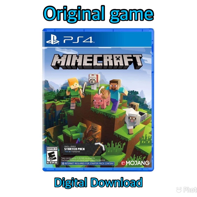 PS4 Minecraft *digital download* 我的世界 下载版 | Shopee Malaysia