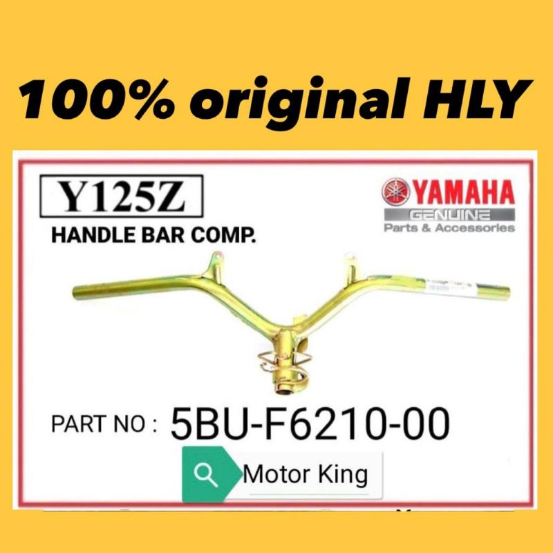 YAMAHA Y125Z HANDLE BAR ORIGINAL 5BU-F6210 // Y125ZR Y125 Z R 125Z ...