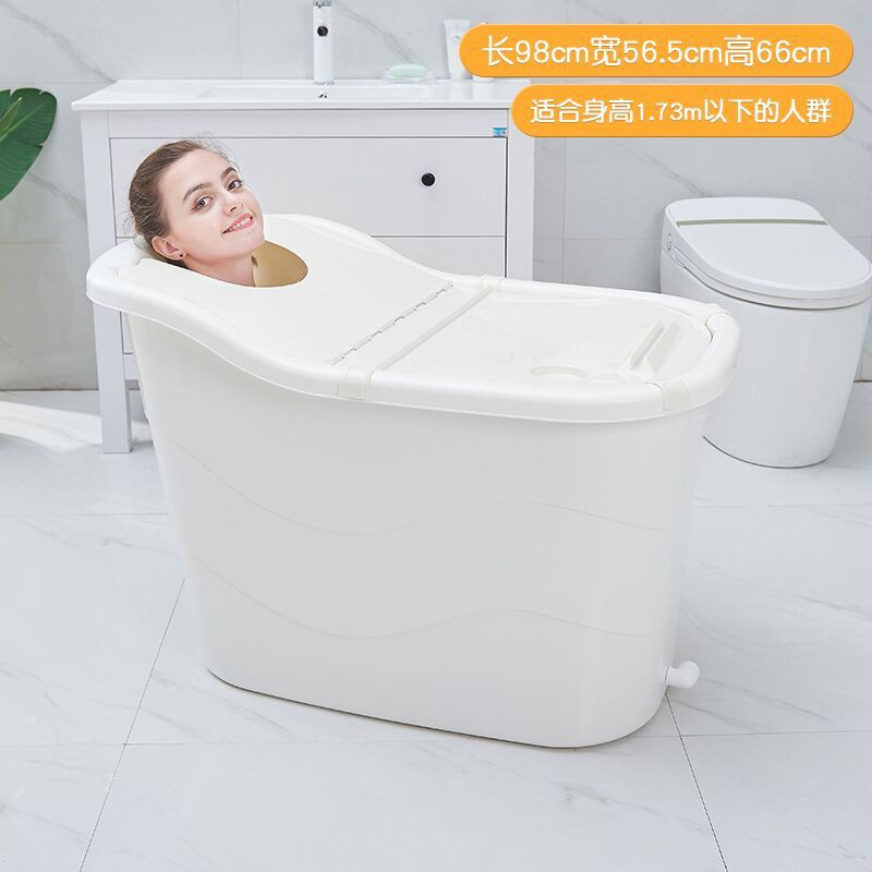 Can Sit Lie Adult Plastic Men And Women Home Bath Barrel Thickening ...