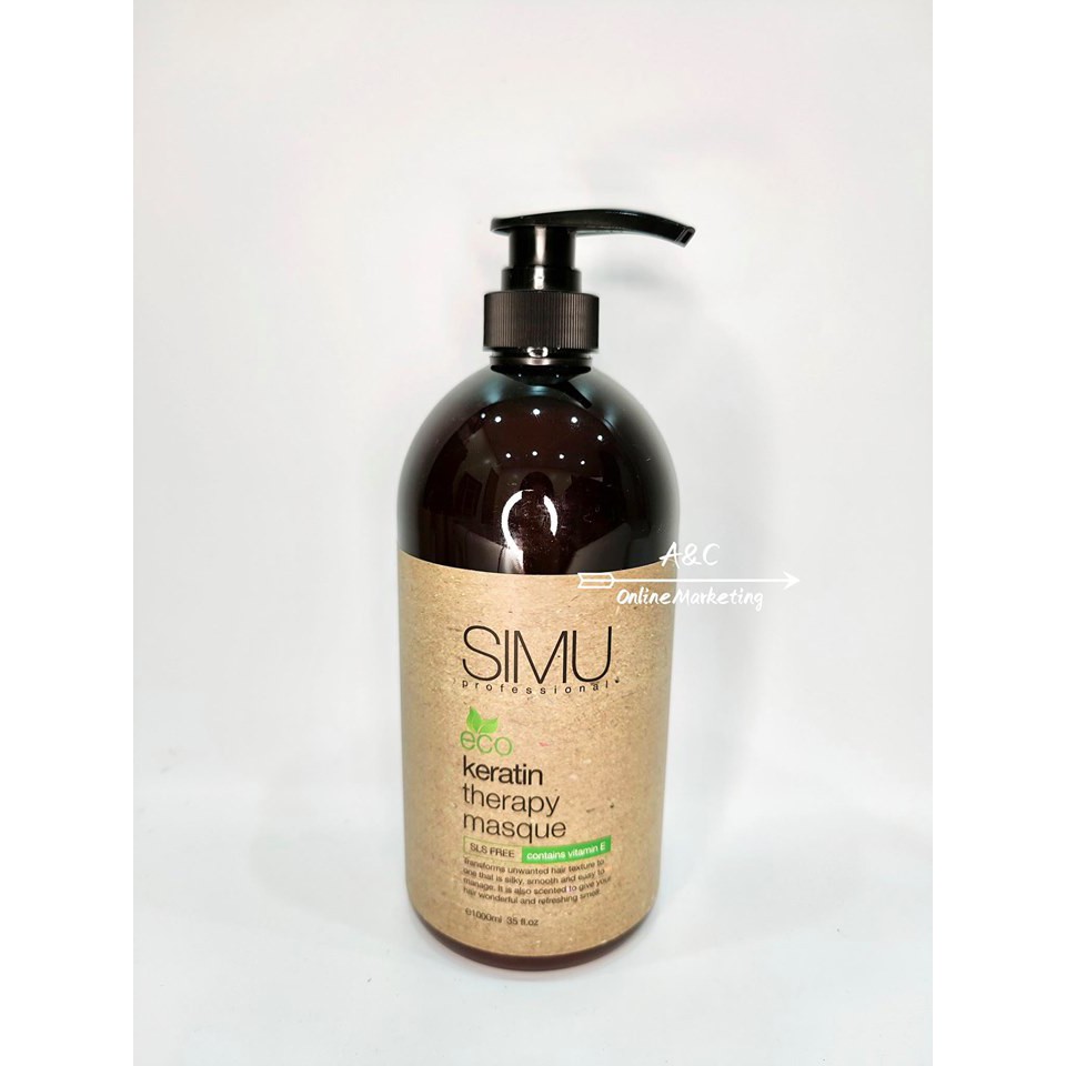 Simu Professional Salon Eco SLS Free Shampoo/Conditioner Mask 1000ml ...