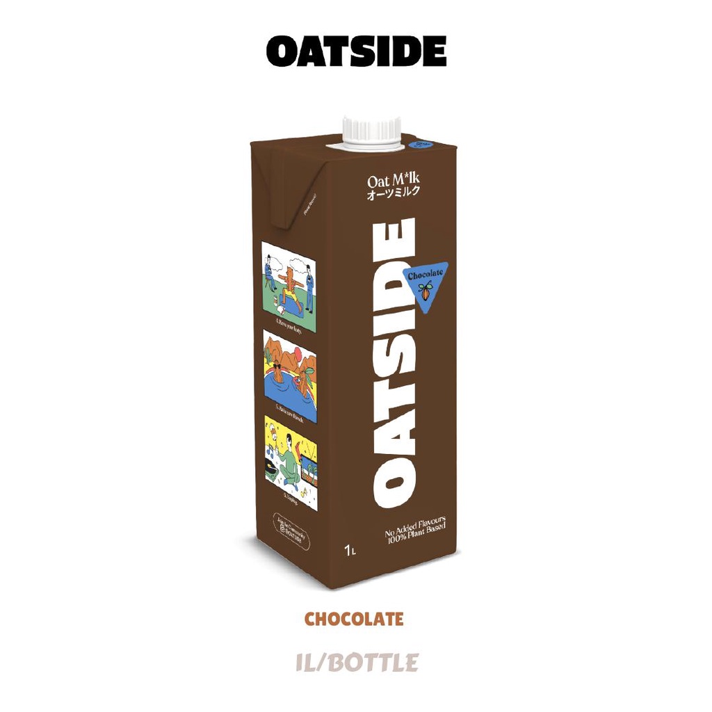 OATSIDE Oat Milk (1L) - Barista Blend/Chocolate /1 Bottle (1 Bottle x ...