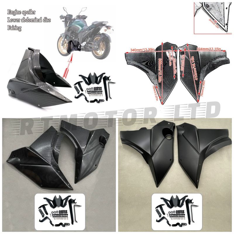 YAMAHA MT07 2021 2022 LOWER COVER COWLING BELLY PAN ENGINE COVER MT07 ...