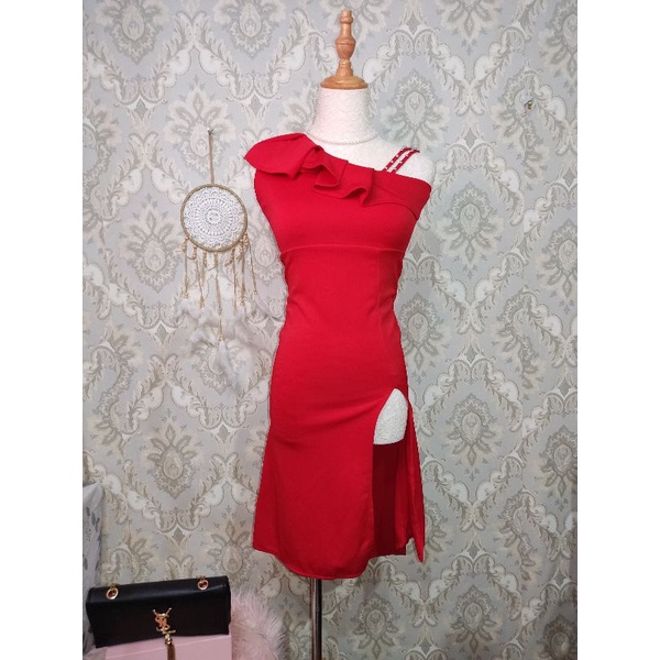 Sexy in red dress code | Shopee Malaysia
