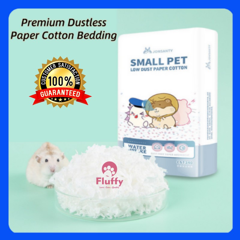 [LIMITED OFFER] Natural Hamster Fiber Cotton Paper Bedding / Kertas ...
