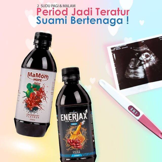 [Free Shipping]Jus Mamom Hope(perempuan)Jus Mamom Enerjax(Lelaki ...