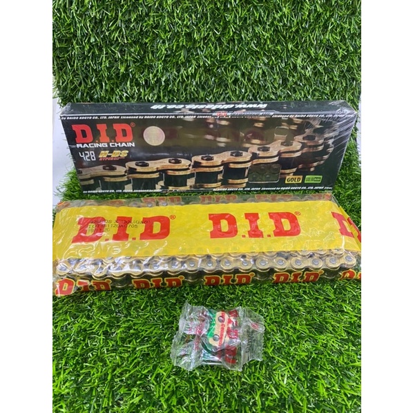 MADE IN JAPAN 🇯🇵 DID RACING CHAIN 428 H-DS 132L GOLD CHAIN ( new ...