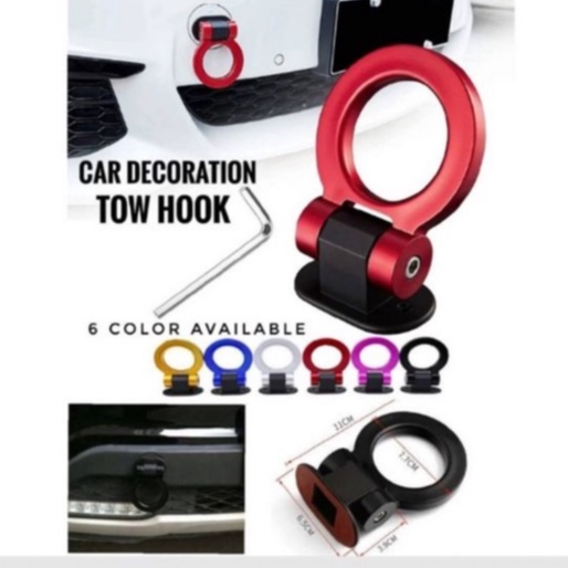 Car Tow Hook Car Dummy Towing Hook Bumper Car Bumper Decoration Tow ...