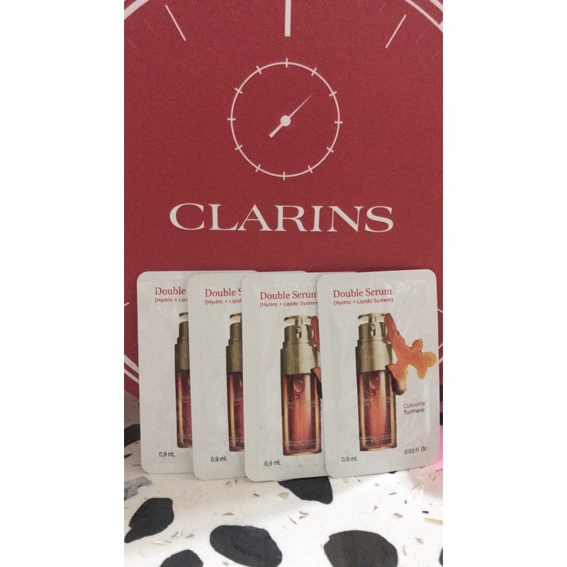 Clarins Double serum sample (0. 9ml x 4pc) | Shopee Malaysia