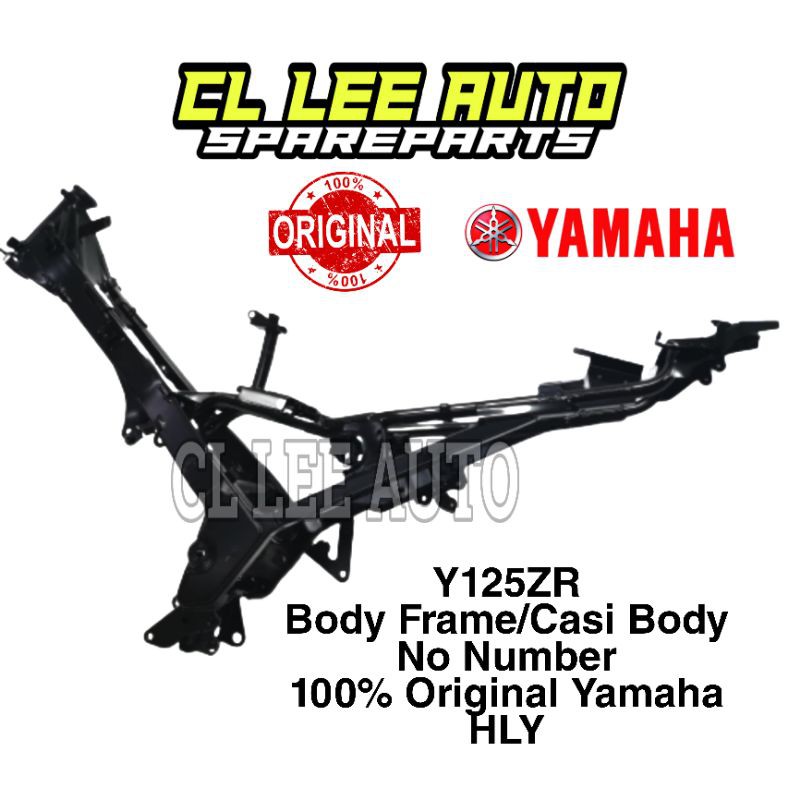 Y125 Y125ZR Y125Z BODY FRAME / CASI BODY 100% ORIGINAL YAMAHA HLY ( NO ...