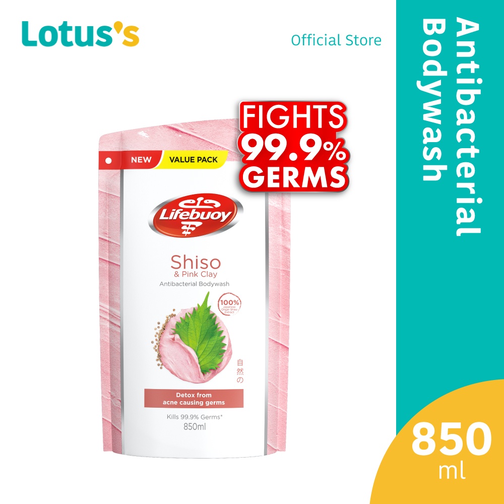 Lifebuoy Body Wash Refill Shiso & Pink Clay 850ml | Shopee Malaysia