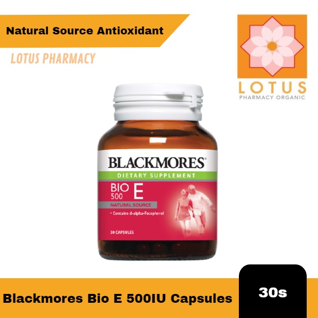 Blackmores Bio E 500IU (30s/ 60s / 60s x 2) | Shopee Malaysia