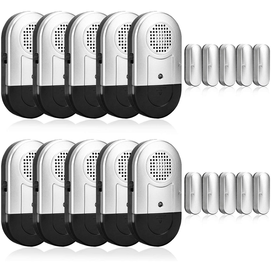 Door Window Alarms Wireless 10 Pack for Home Security，Sanjie 120DB ...