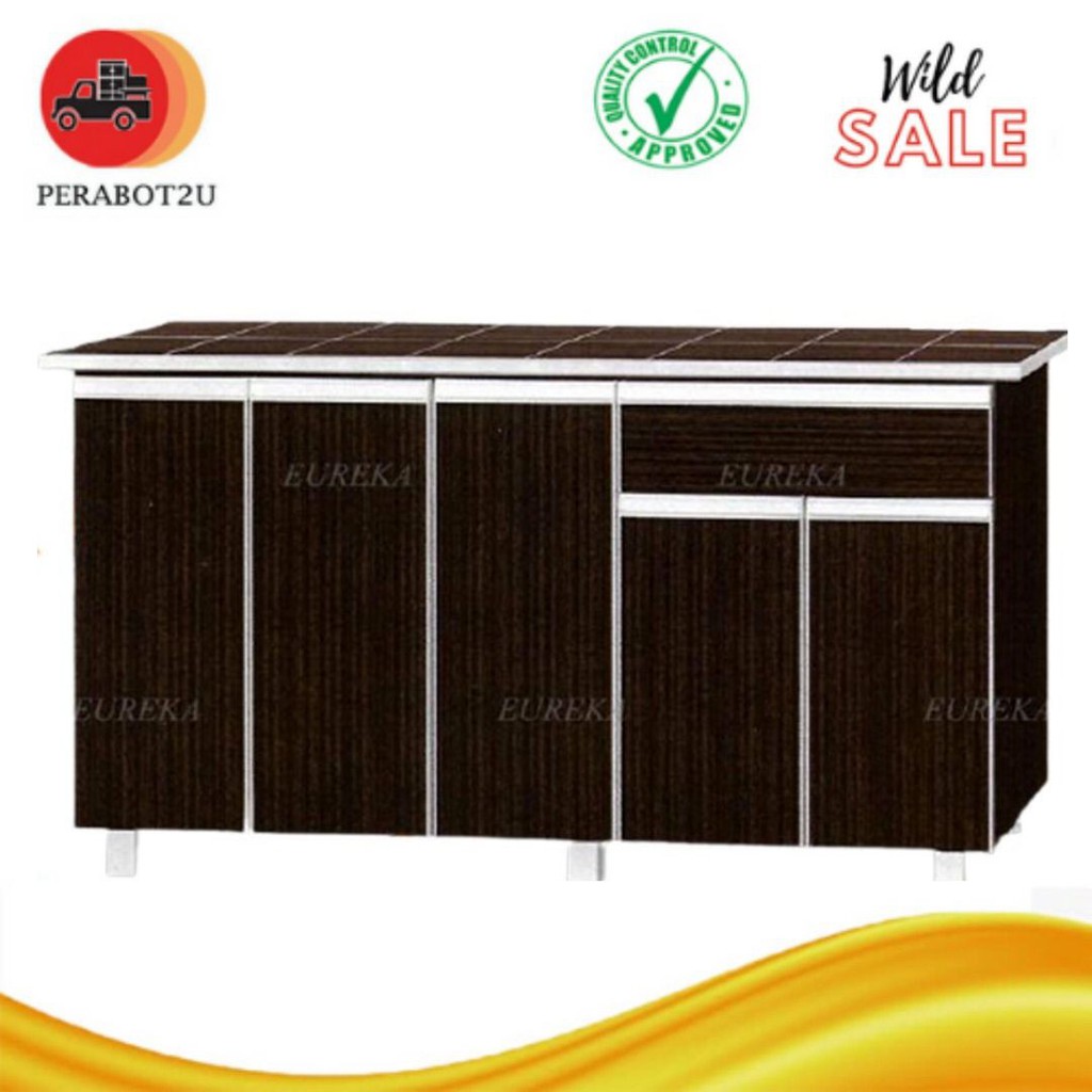 P2U GY Almari Dapur 6'/Almari Dapur Bertutup/Almari Dapur Rendah ...