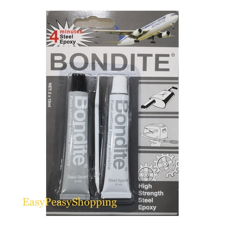 Bondite 4Minutes/Gam Pelekat /Penampal Besi ,Kayu ,Mosek ,Engin /Gam ...