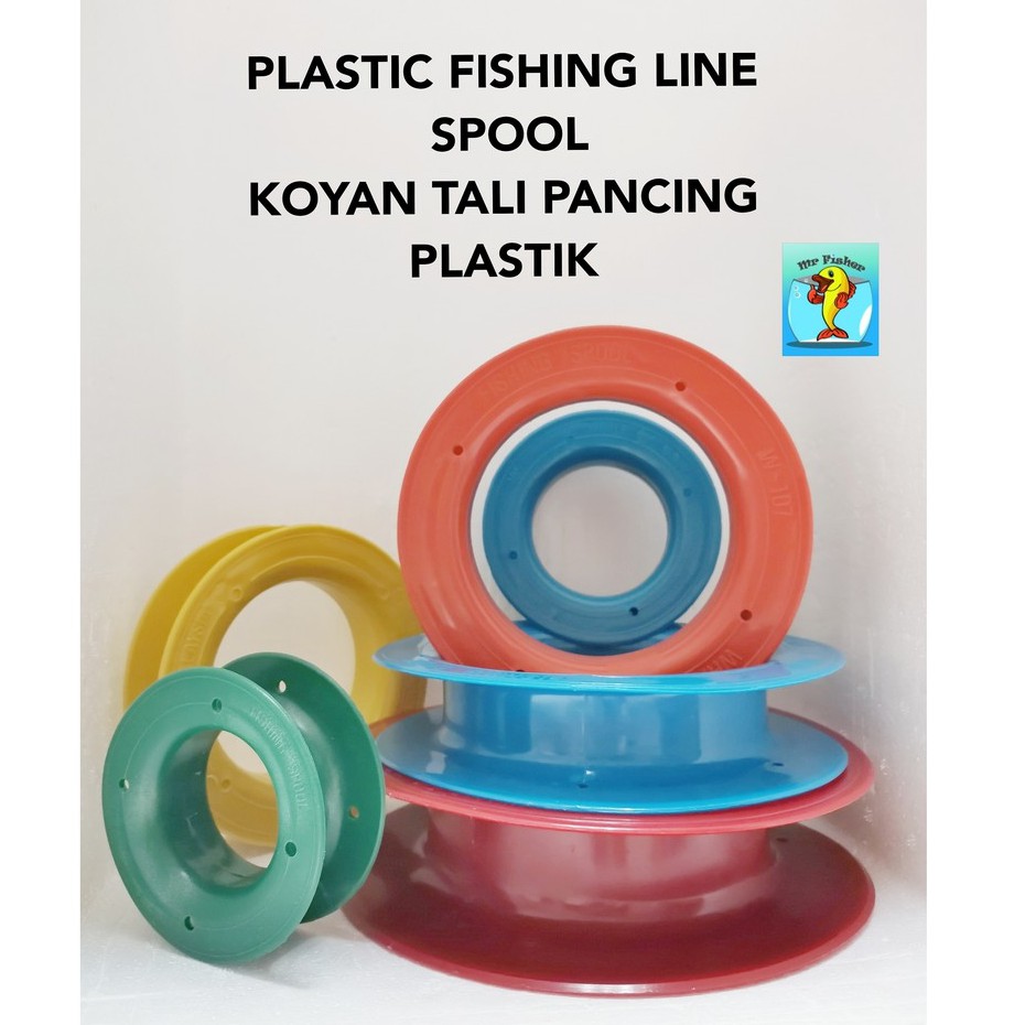 FISHER PLASTIC FISHING LINE SPOOL KOYAN TALI PANCING PLASTIK | Shopee ...
