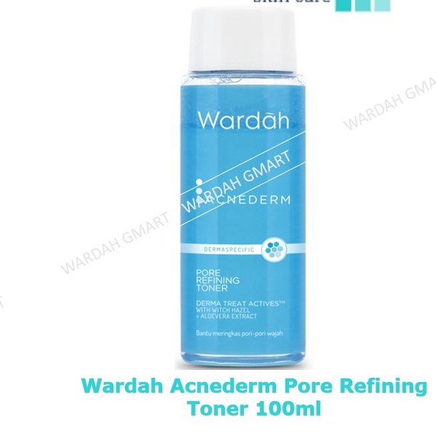 Wardah Lightening Face Toner 125ml / Acnederm Pore Refining Toner 100ml ...