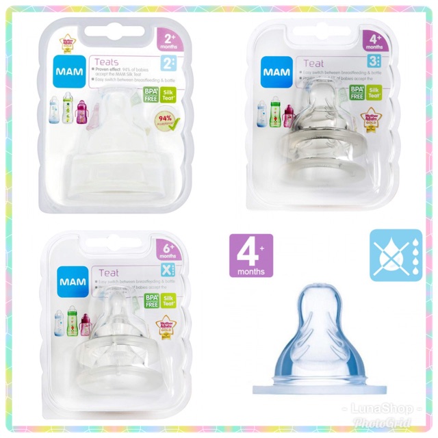 PUTING BOTOL SUSU MAM 2PCS/PACK (2m+ 4m+ 6m+) | Shopee Malaysia