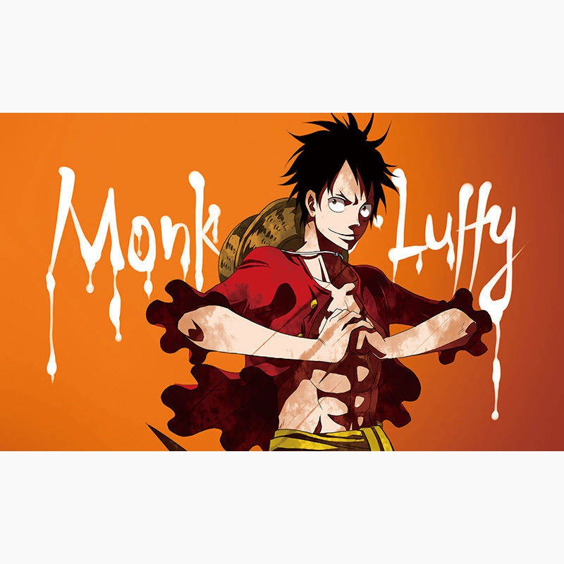 poster one piece figure one piece One piece wall stickers poster ...