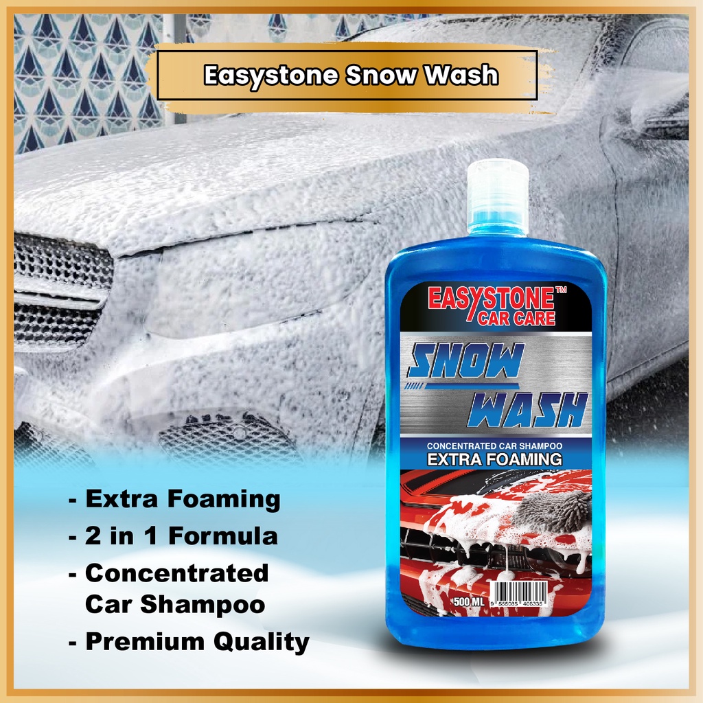 100% Original Easystone Snow Wash Concentrated Car Shampoo Extra ...