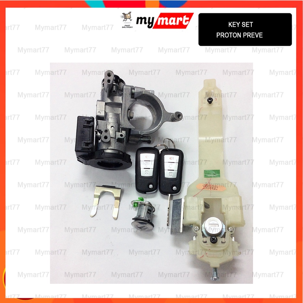 Proton Preve Key Set Door Key Ignition Lock Set | Shopee Malaysia