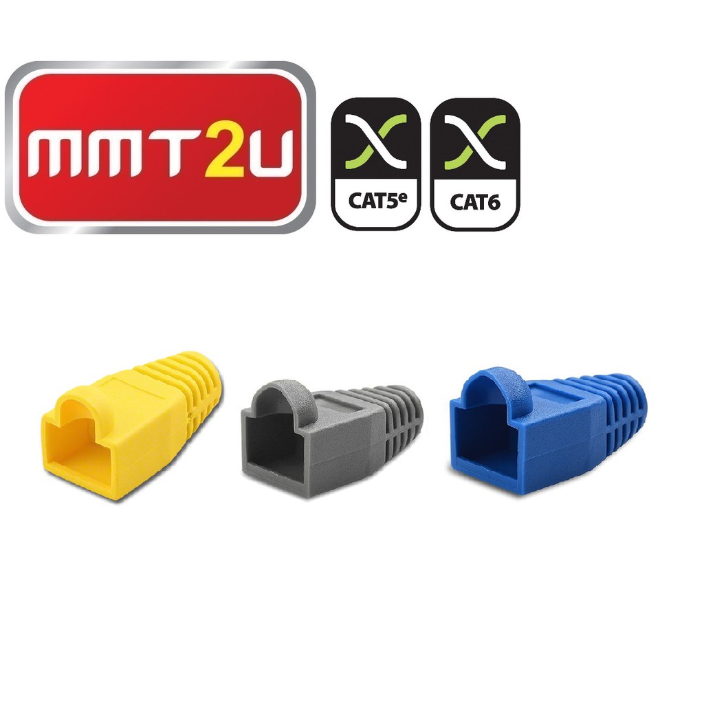 1PCS NETWORK LAN RJ45 CAT5E / CAT6 RUBBER BOOT PVC PROTECTOR CAP - (CVR ...