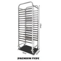 READY STOCK STAINLESS STEEL COOLING RACK 15 LAYER FOR INDUSTRIAL TRAY ...