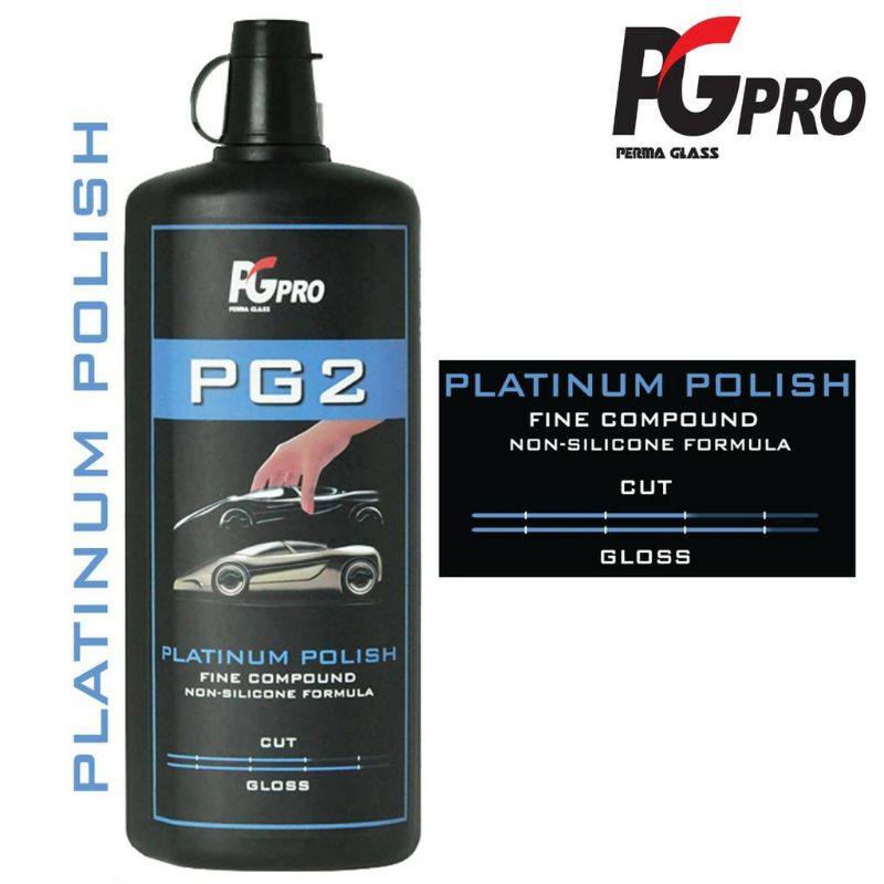 PGPRO PG2 PLATINUM POLISH 500ML (Hologram Cut & Swirl Mark Cut ...