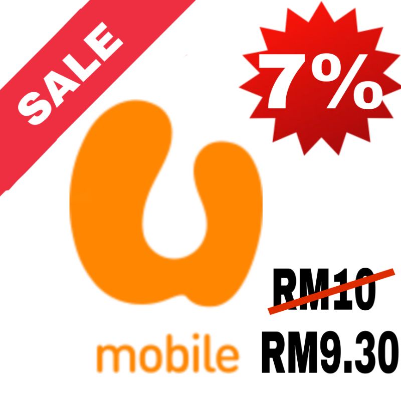 [ 7% Offer !!! ] U Mobile Top Up Prepaid & Postpaid Bill | Shopee Malaysia