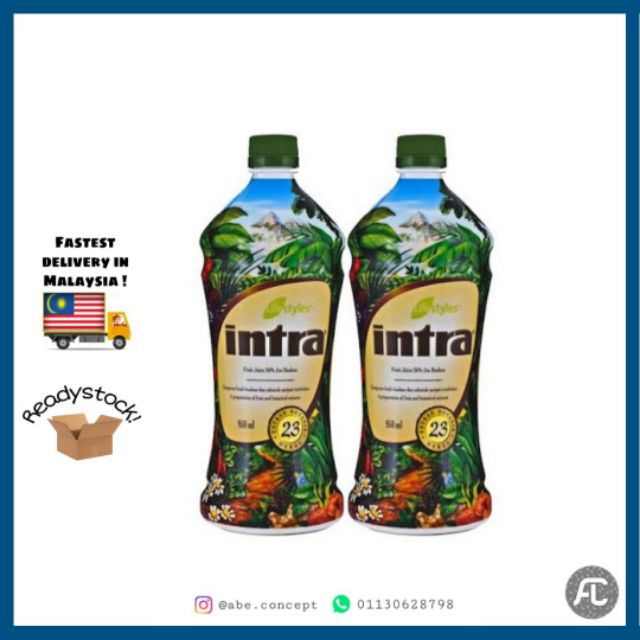 Jus Intra Juice Original × 2 (READY STOCK) | Shopee Malaysia