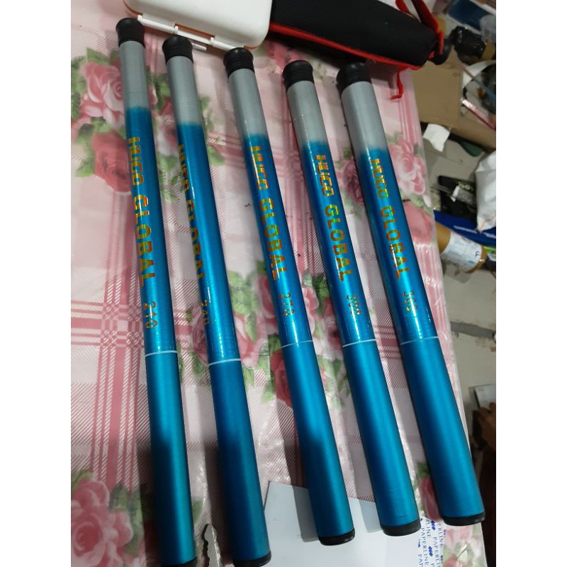 Tegeg short segment fishing rod only 30cm hugo global pole fiber ...