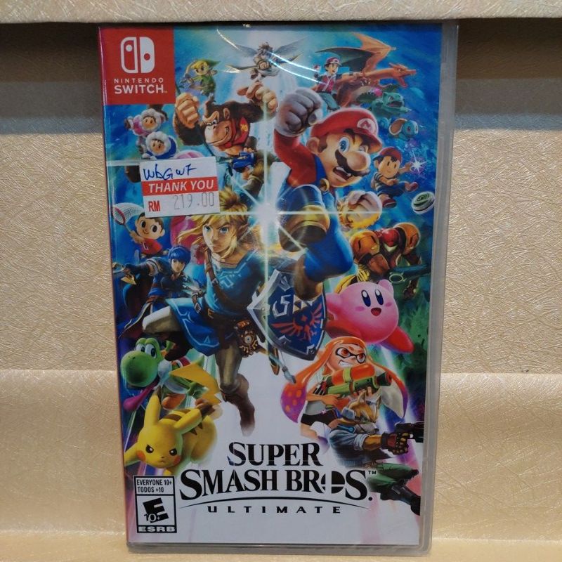 NS Super Smash Bros Ultimate (New) Chinese and English Version | Shopee ...
