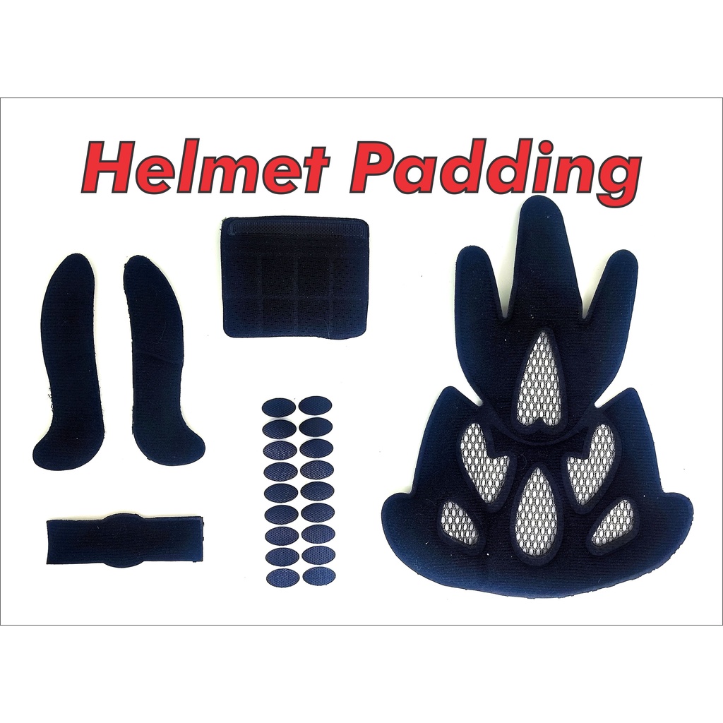 BikersManiac Helmet Padding Helmet Sponge Pad Bicycle Replacement ...