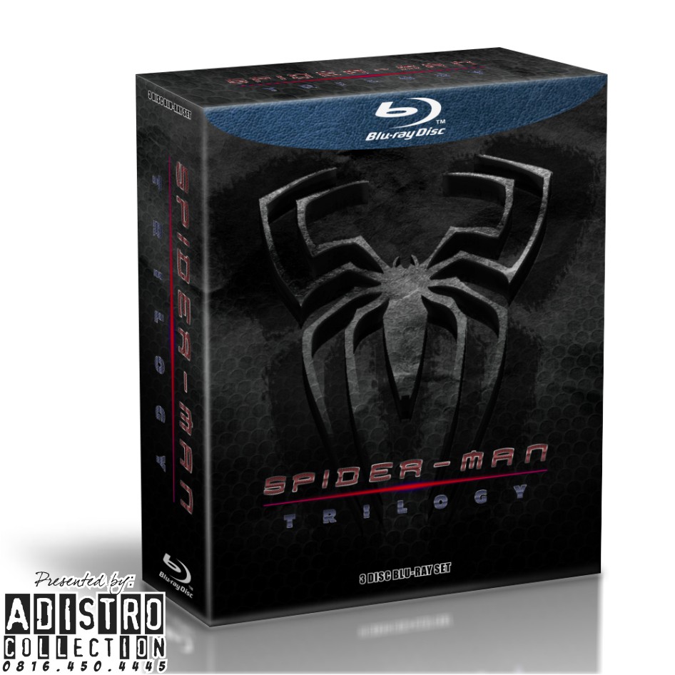Spider-man TRILOGY Blu-Ray Film BOX SET COMPLETE Edition | Shopee Malaysia
