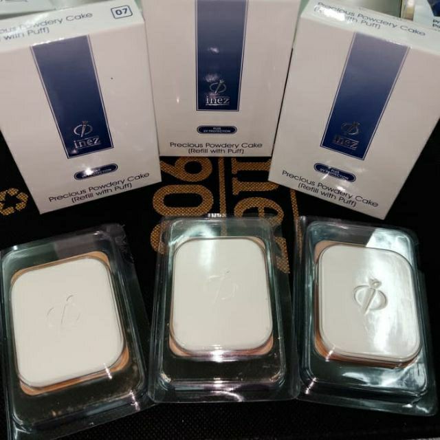 🌸INEZ COMPACT POWDER /PPC ( REFILL WITH PUFF) | Shopee Malaysia