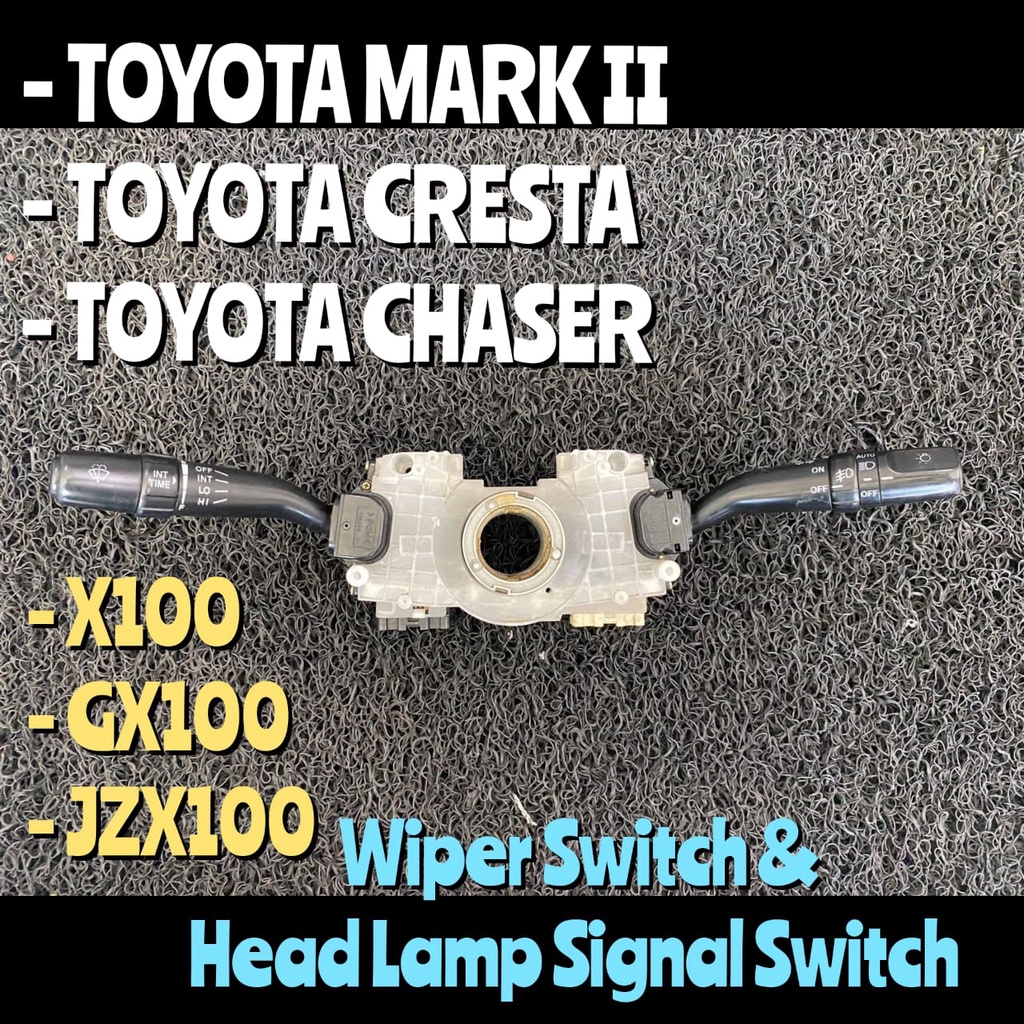 🇯🇵🇯🇵 Toyota Mark II / Chaser / Cresta X100 Wiper Switch & Head Lamp ...