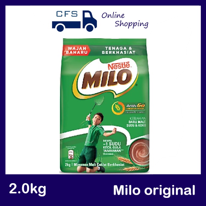 Nestle MILO 1.8KG Soft Pack Activ-Go Chocolate Malt Powder | Shopee Malaysia