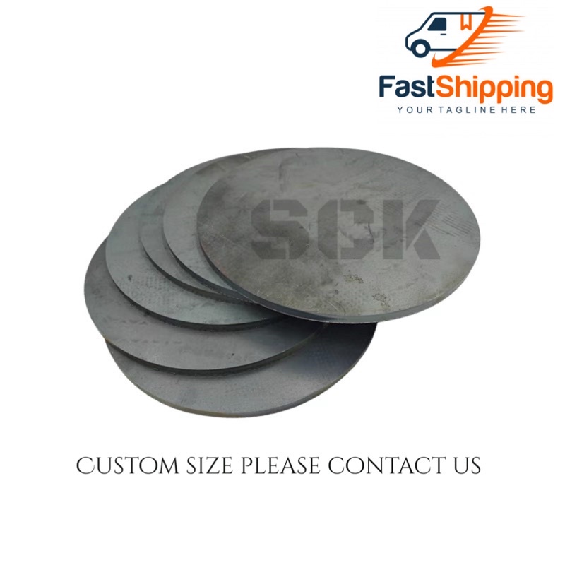 Laser Round Mild Steel Plate papan besi bulat 2.5/4/5/6/9/12mm | Shopee ...